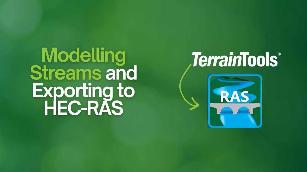 Modelling Streams & Ponds and Exporting to HEC-RAS - YouTube