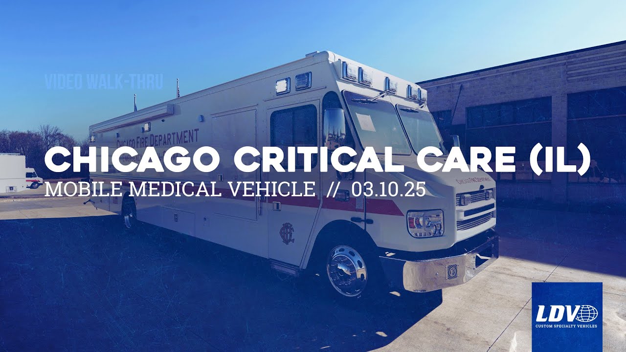 Chicago Critical Care (IL) Mobile Medical Vehicle - 3/10/25 - YouTube