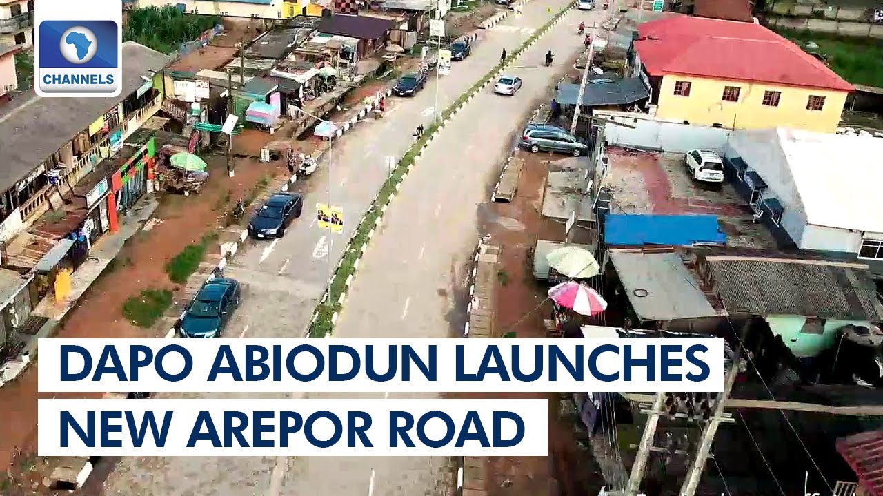 Gov Abiodun Commissions 2.3km Road Project In Arepo - YouTube