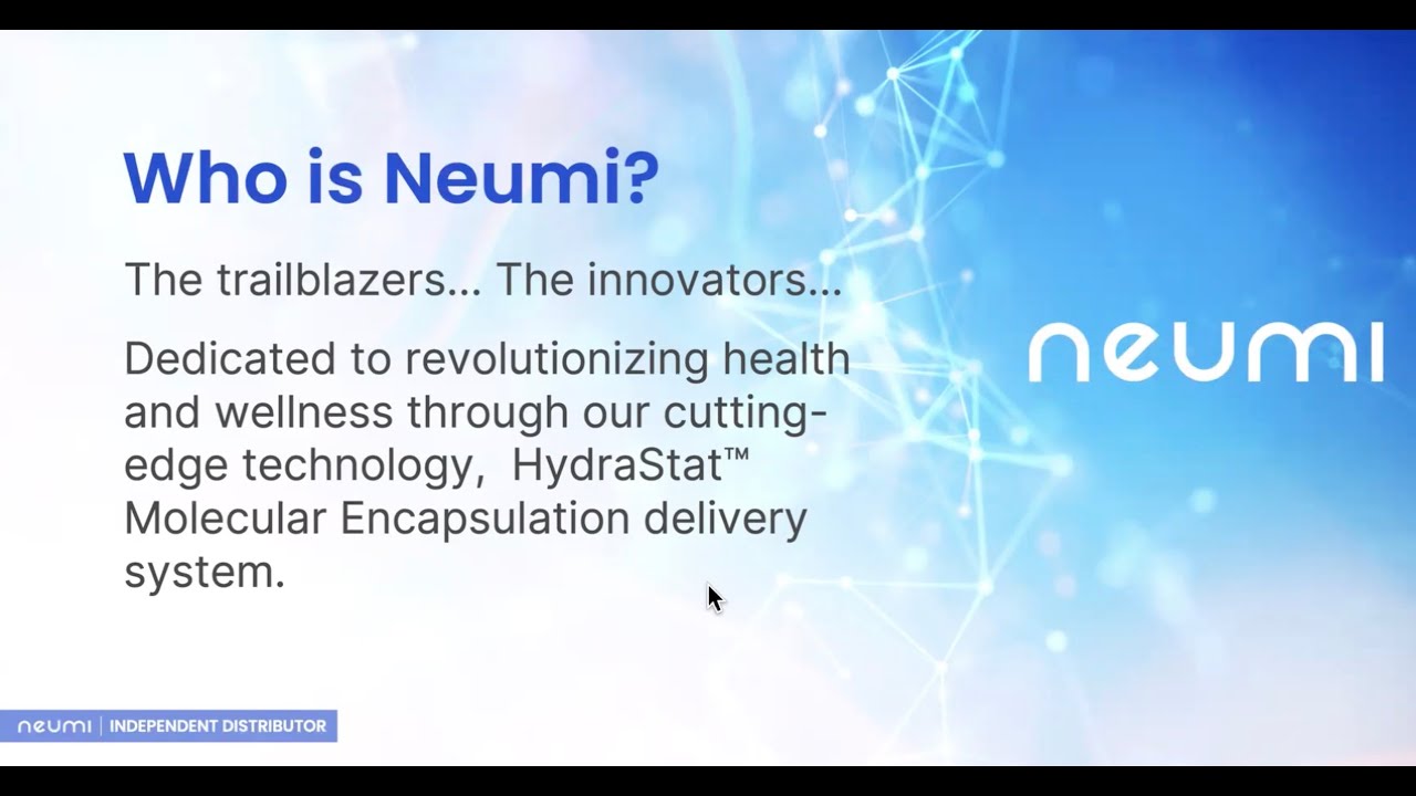 NEUMI OFFICIAL OPPORTUNITY OVERVIEW | Neumi.com - YouTube