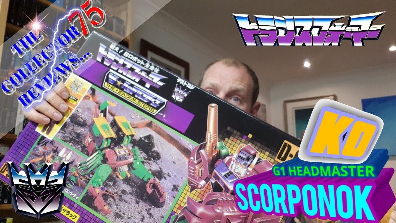 Transformers Japanese G1 KO SCORPONOK ( D-93 Megazarak ) Review - YouTube