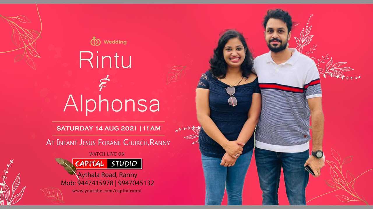 WEDDING LIVE | Rintu& Alphonsa - YouTube