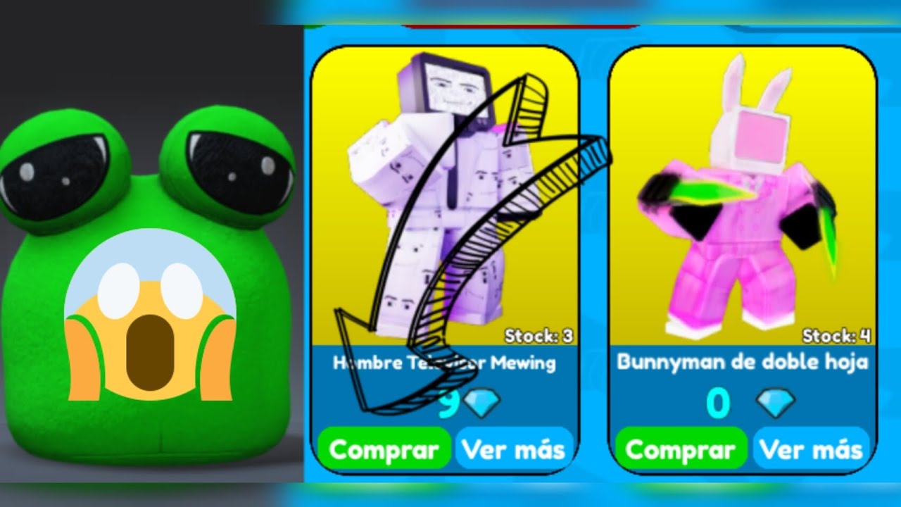 ¡Conseguí el man television mewing en Toilet Tower Defense Roblox ...