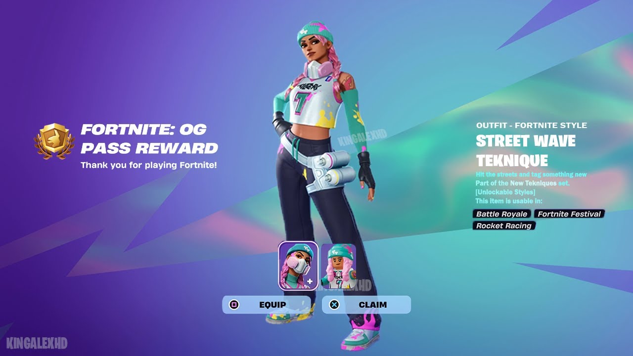 How To Get Street Wave Teknique Skin FREE In Fortnite! (Unlocked LEGO ...