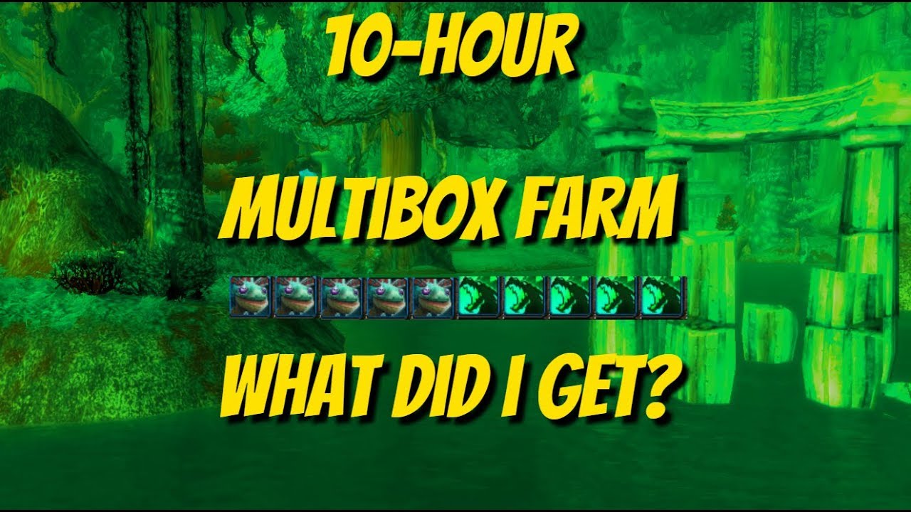 WOW 10 Hour Emerald Whelpling Multibox Farm - YouTube