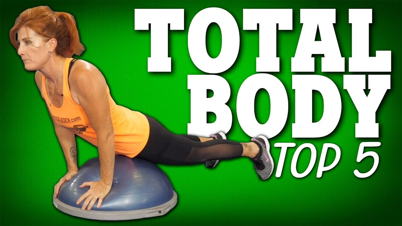 5 BEST FULL BODY BOSU BALL EXERCISES - YouTube