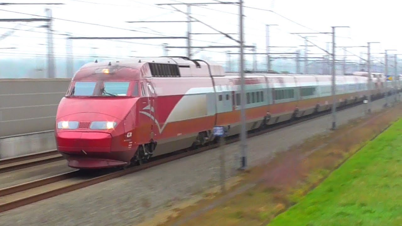 Trains at Silly, HSL 1 & Line 94 - 24/01/20 - YouTube