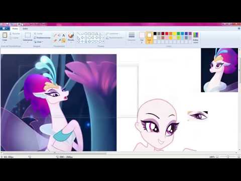 MLP EG SpeedPaint -Queen Novo EQG Style (Base edit) - YouTube
