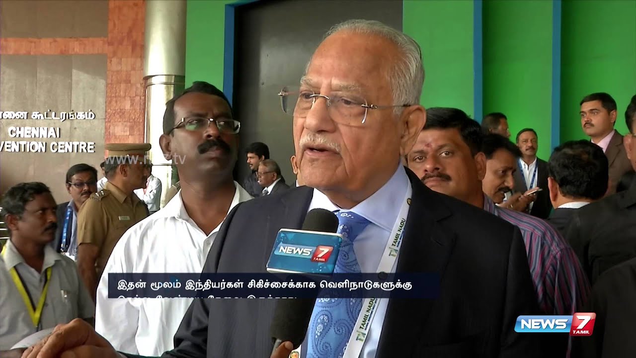 Apollo Hospitals founder talks about Global Investors Meet | Tamil Nadu ...