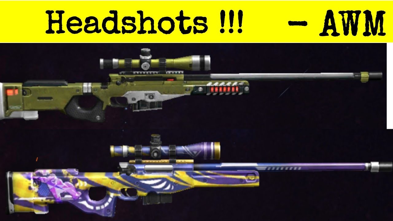 Free Fire AWM Headshots | AWM sniping moments | OP Headshots | AWM ...