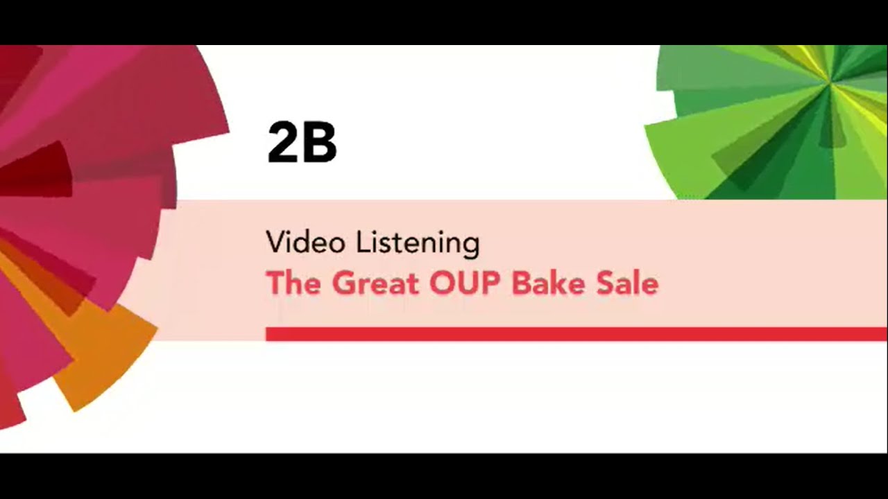 EF INT 2B THE GREAT OUP BAKE SALE - YouTube