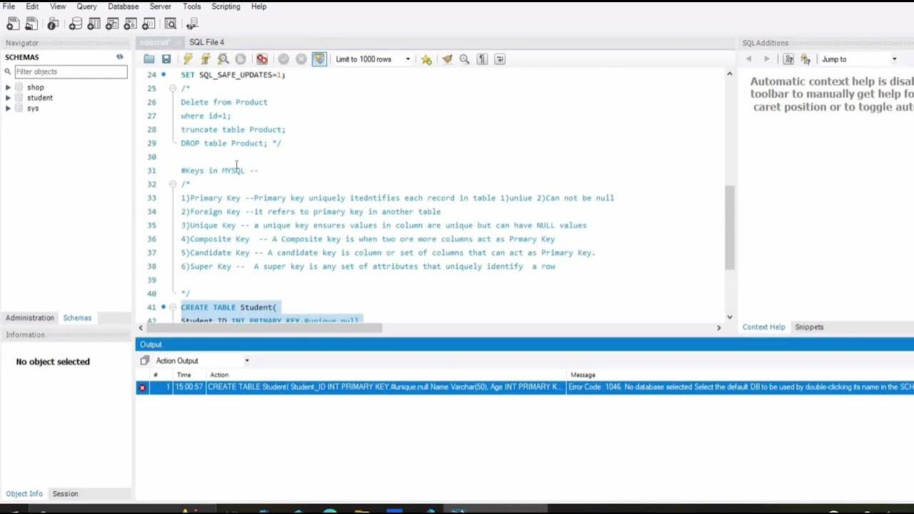 Understanding Keys in MySQL: Primary, Foreign, Unique & More! - YouTube
