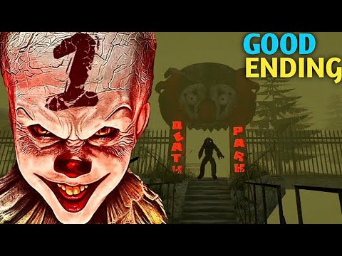 Death Park Horror Clown Game Complete - Good Ending | Horror game