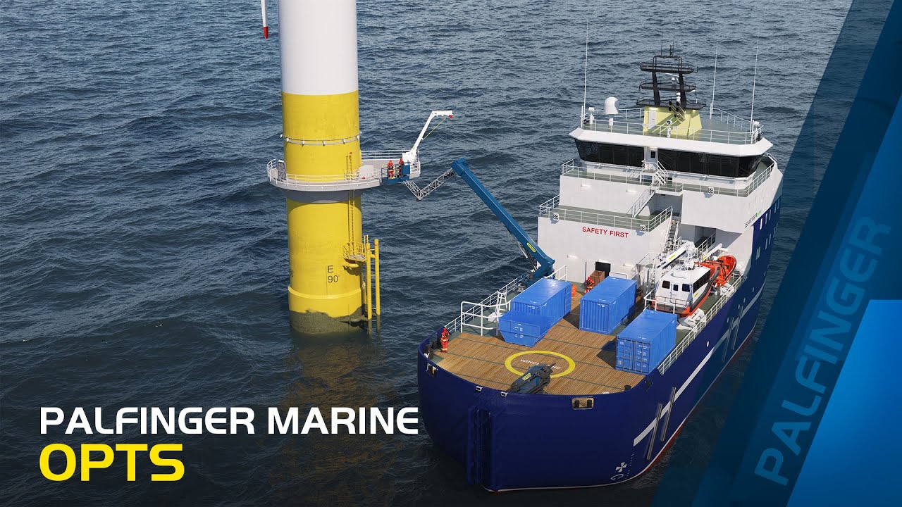 PALFINGER MARINE - Offshore Passenger Transfer System (OPTS) - YouTube