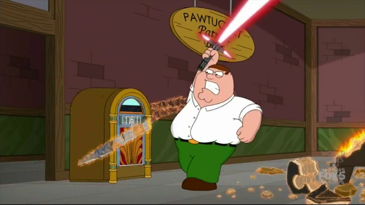 FAMILY GUY - Peter Griffin Kylo Ren RAGE - YouTube