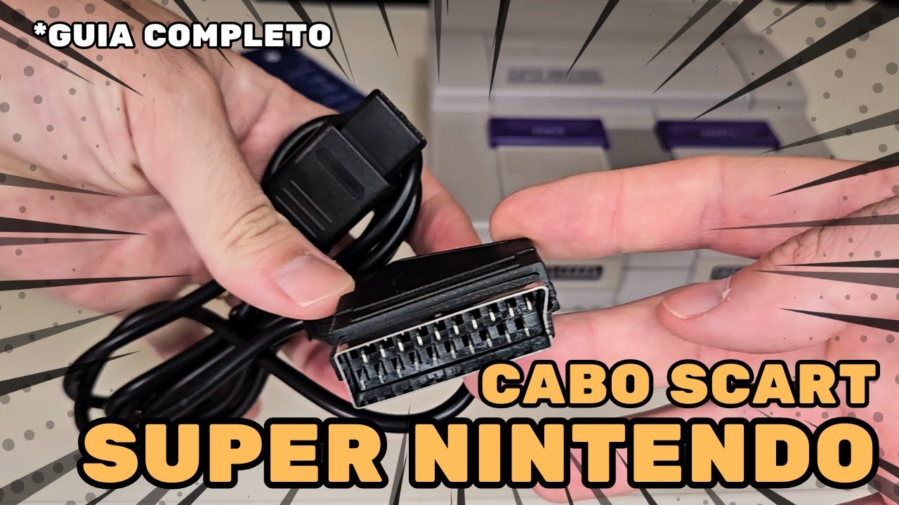 Transformando o SUPER NINTENDO: Instalação com Cabo SCART e Adaptadores ...