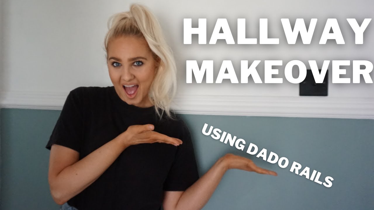 How to install dado rails | Decorating my hallway with Roomix DIY - YouTube