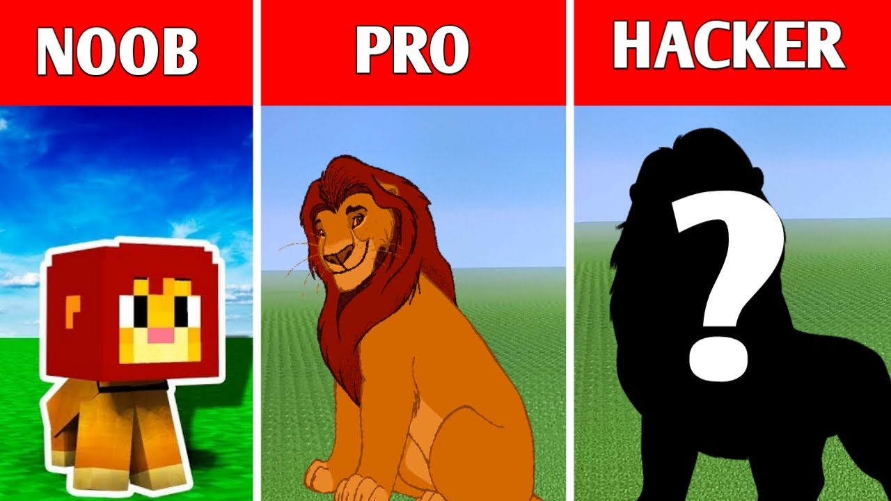 The Lion King | Pixel Art In Minecraft #7 - YouTube