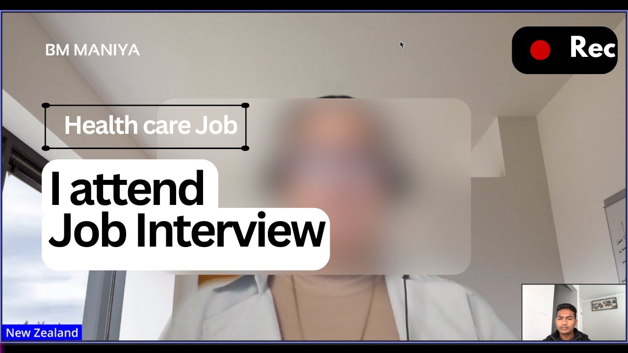 My recorded job interview for Health Care Job - YouTube