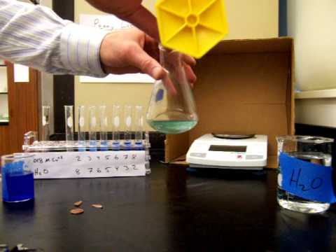 Chemistry Lab: Thickness of Copper on a Penny - YouTube