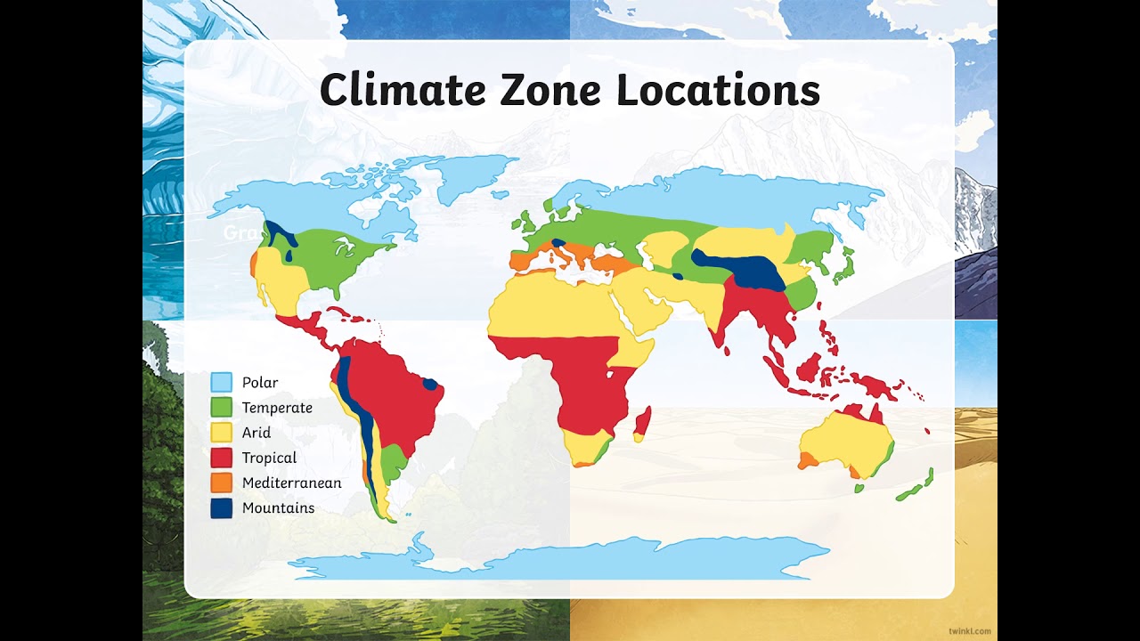 Climate zones. - YouTube