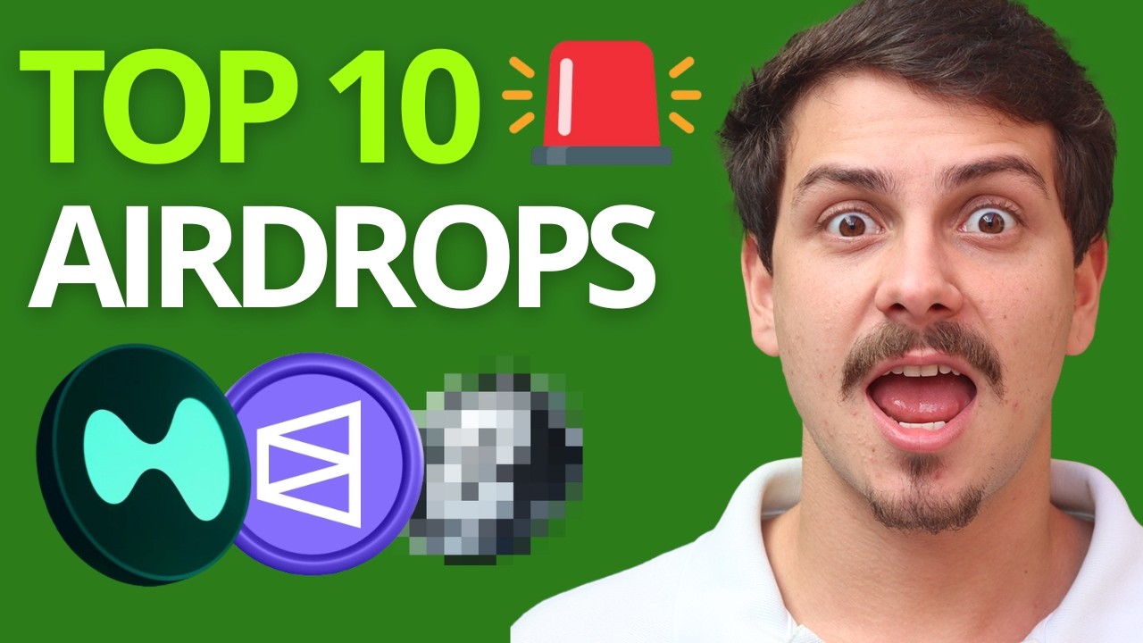 10 MELHORES AIRDROPS PARA COMEÇAR AGORA!! (GUIA COMPLET0) - YouTube