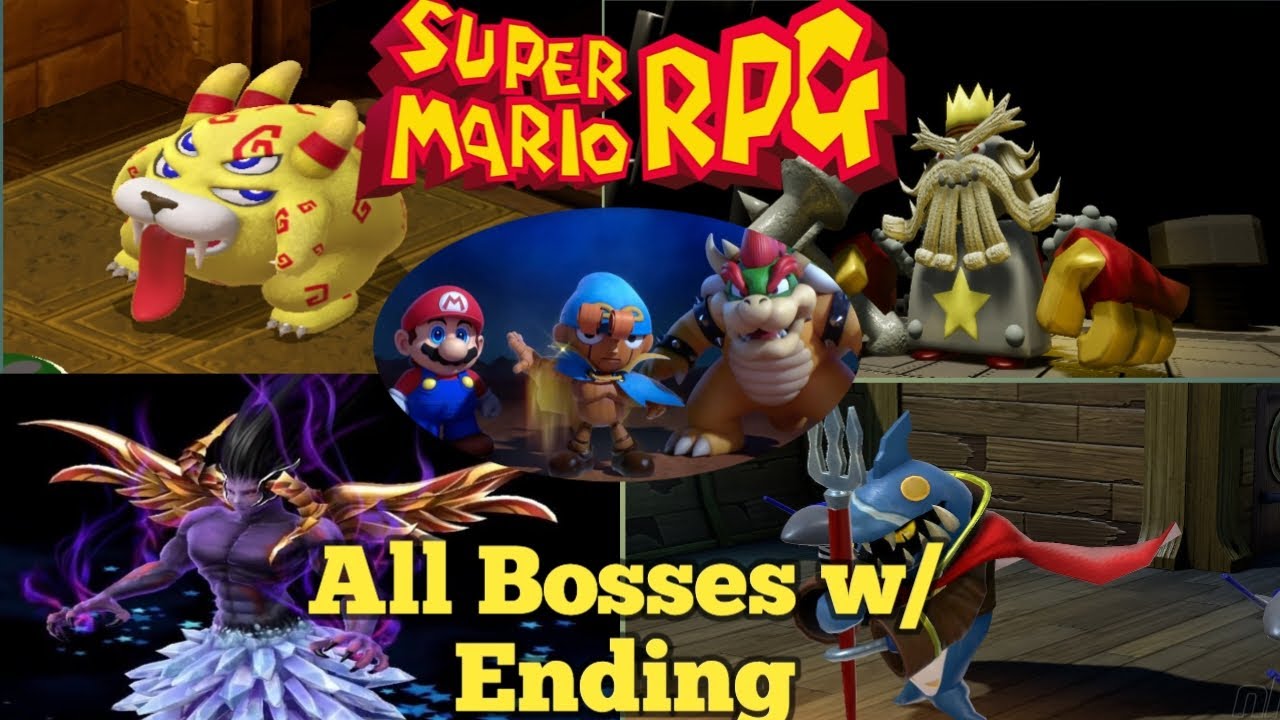 Super Mario Rpg All Bosses w Ending - YouTube