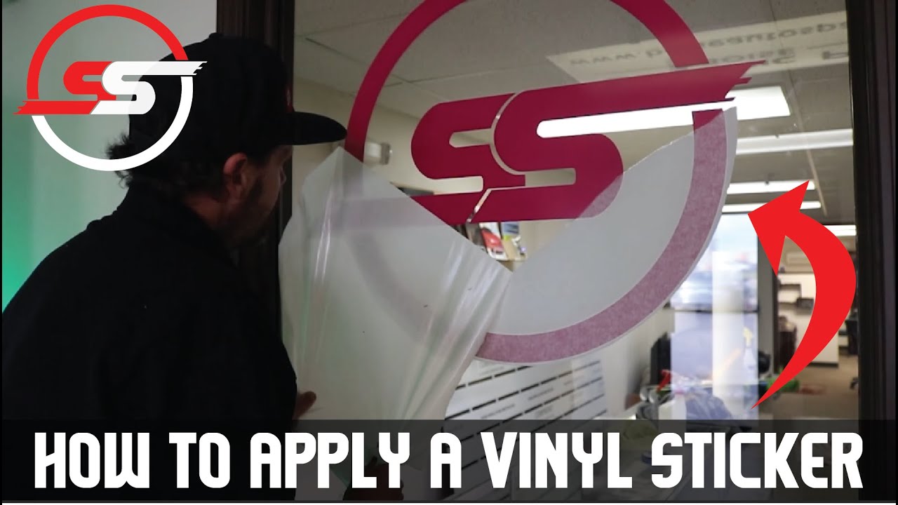HOW TO APPLY A VINYL STICKER - THE RIGHT WAY! - YouTube