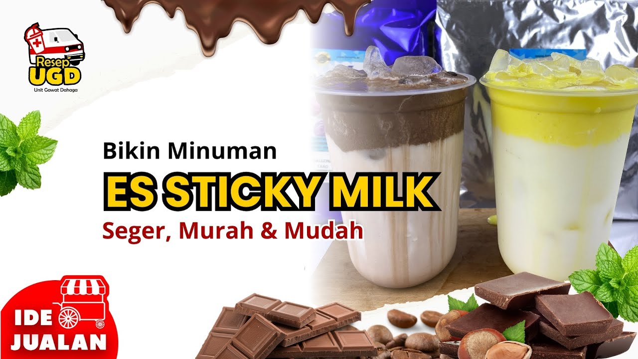 Tutorial Resep Minuman Viral ES STIKY MILK Cocok Untuk Jualan 2025 ...