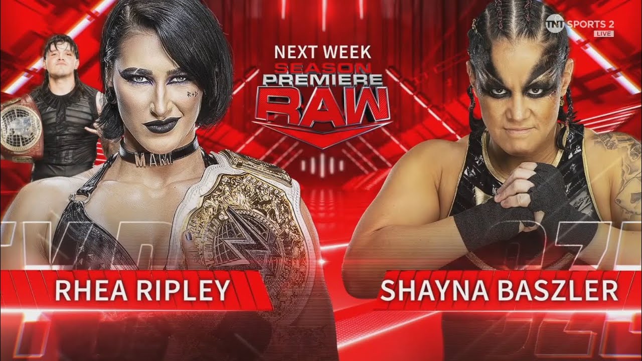 FULL MATCH: Rhea Ripley vs Shayna Baszler | WWE RAW 10/16/23 - YouTube