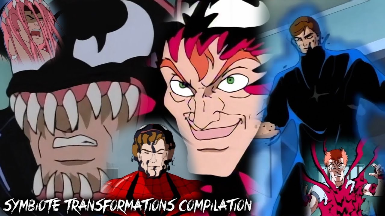 Symbiote Transformations, Face Reveals, Etc. | Compilation [Spider-Man ...