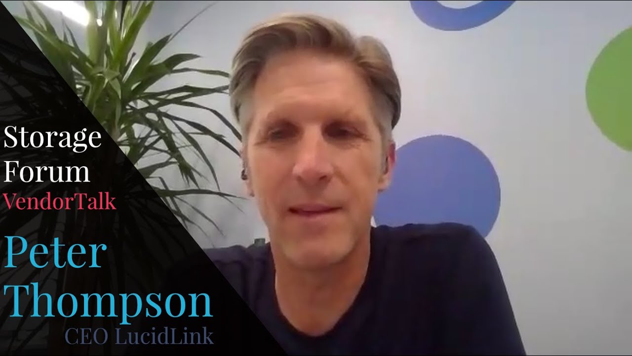 Interview mit Peter Thompson, CEO LucidLink - YouTube
