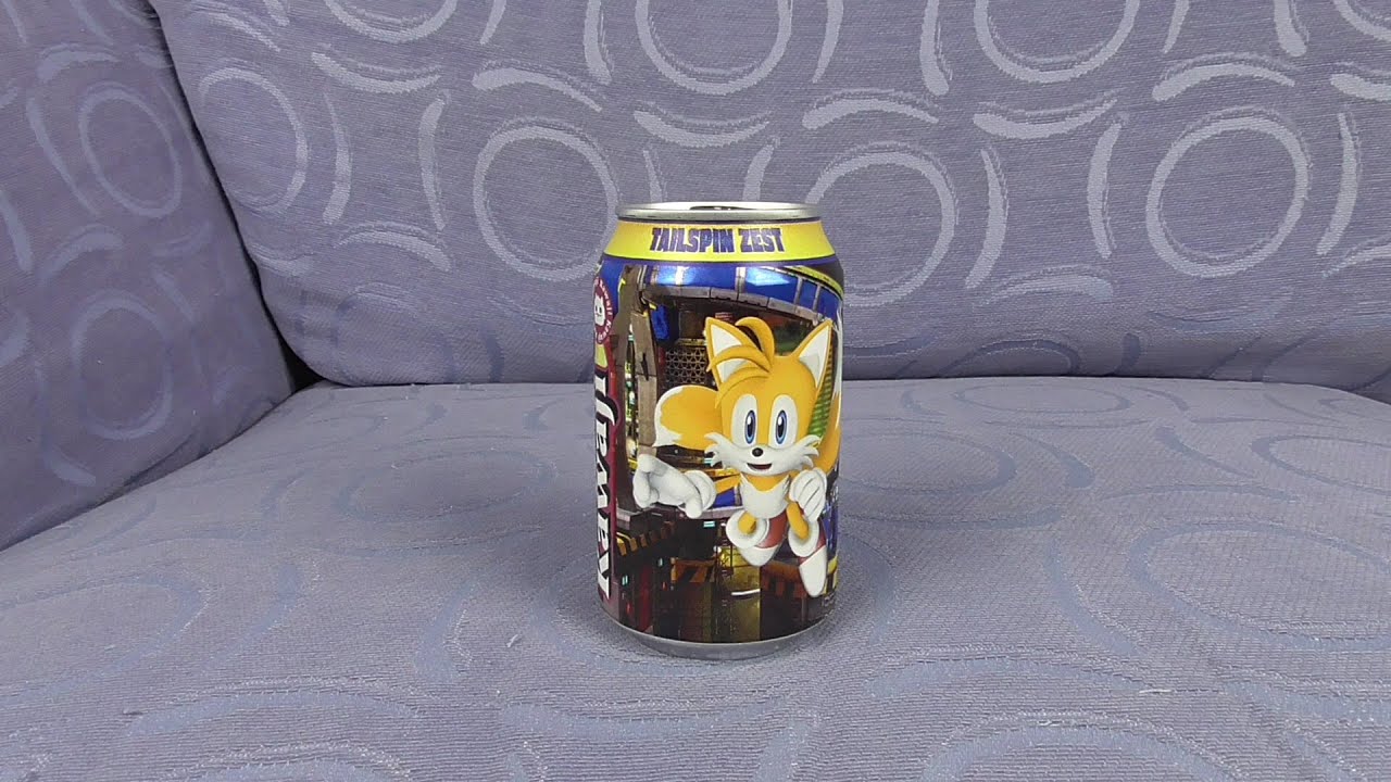 Kawaji Sonic the Hedgehog Tailspin Zest Orange Flavour Soft Drink ...