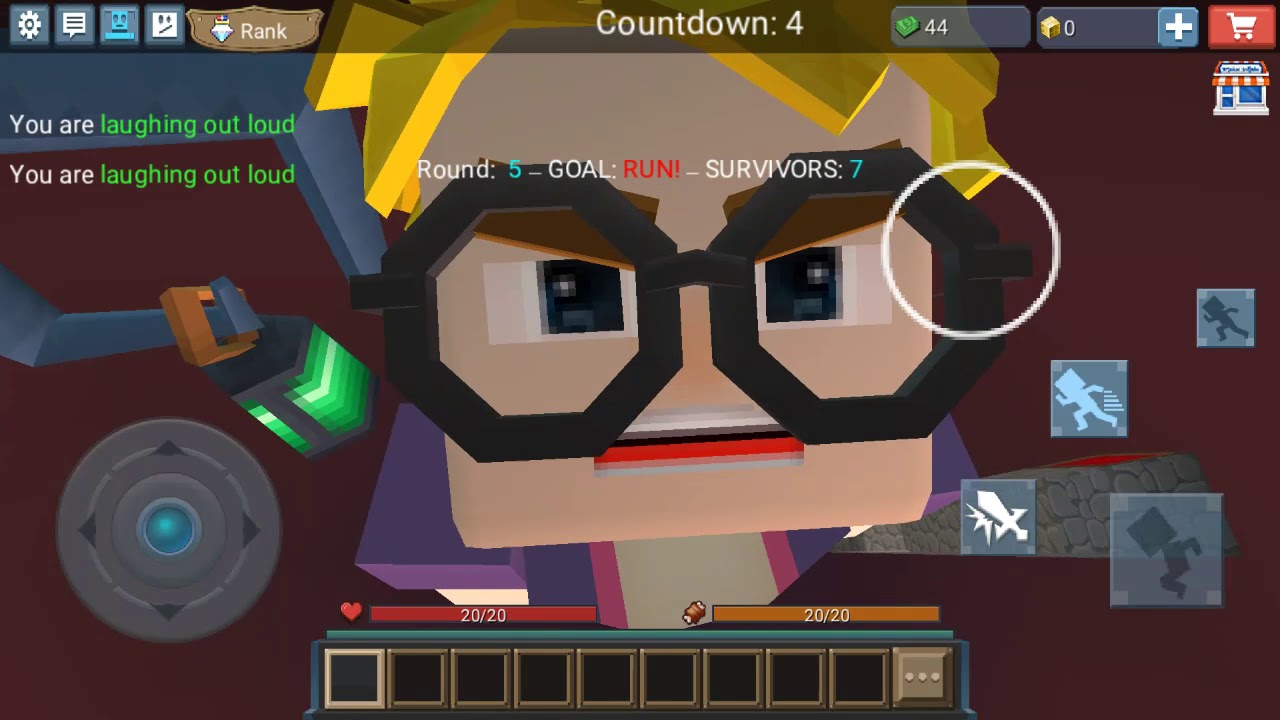 BLOCKMAN GO 1.11.23 TNT NOOB SKIN - YouTube