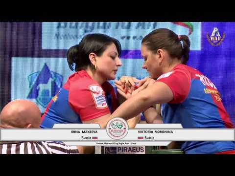 Irina MAKEEVA (Russia) vs Viktoria VORONINA (Russia) - XXVIII EUROARM 2018
