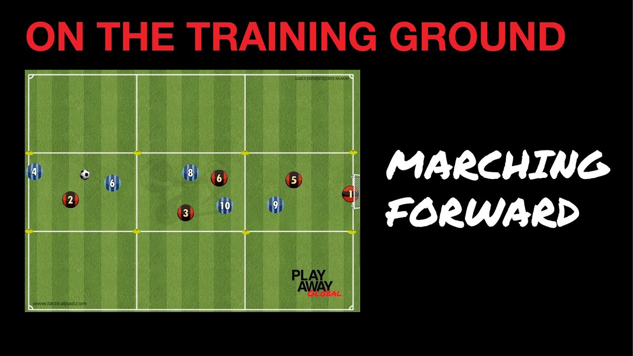 Playing Forward Football Drill: Forward March - YouTube