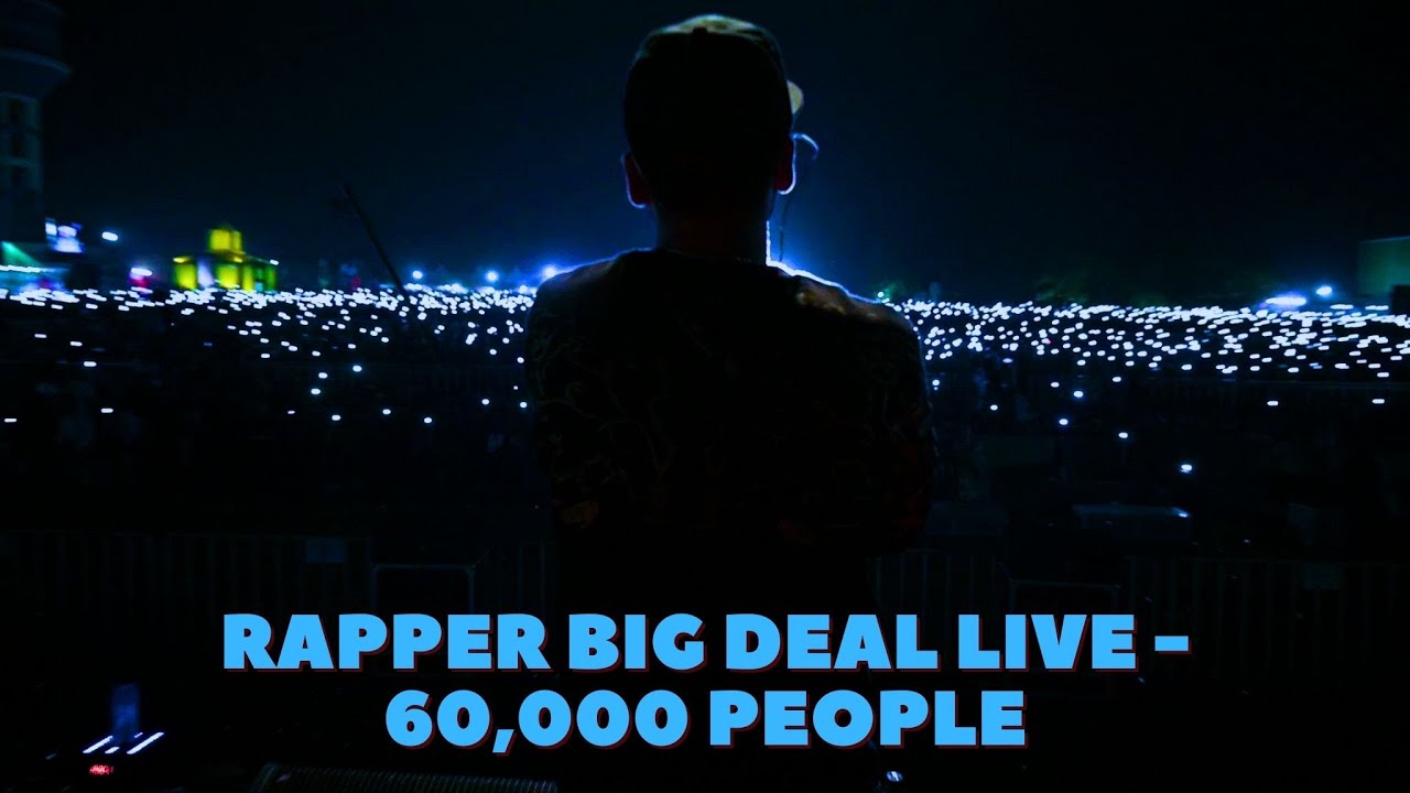 Rapper Big Deal Performing for 60K people | Berhampur City Fest ...