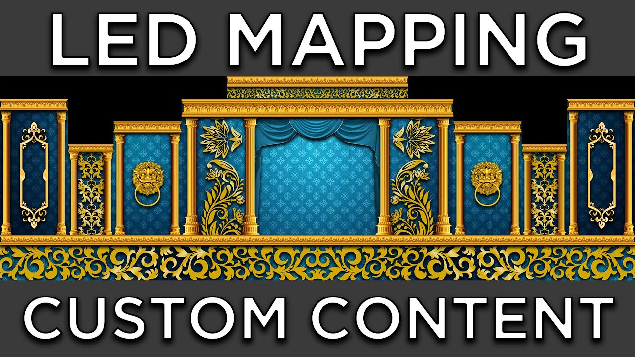 LED MAPPING 3D CUSTOM CONTENT 02 - YouTube