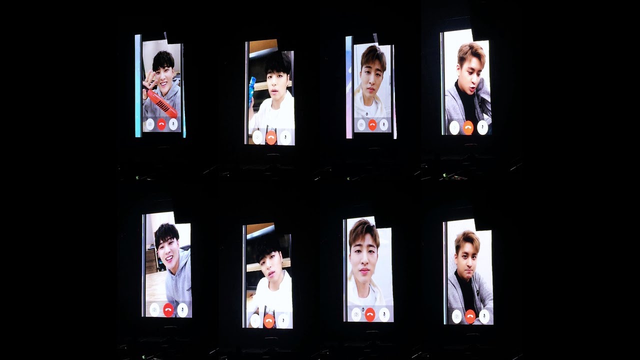 20180311 iKON PRIVATE STAGE RE•-KONNECT 아이콘 팬미팅 - 영상통화 동혁 (DK), 준회 (JU ...