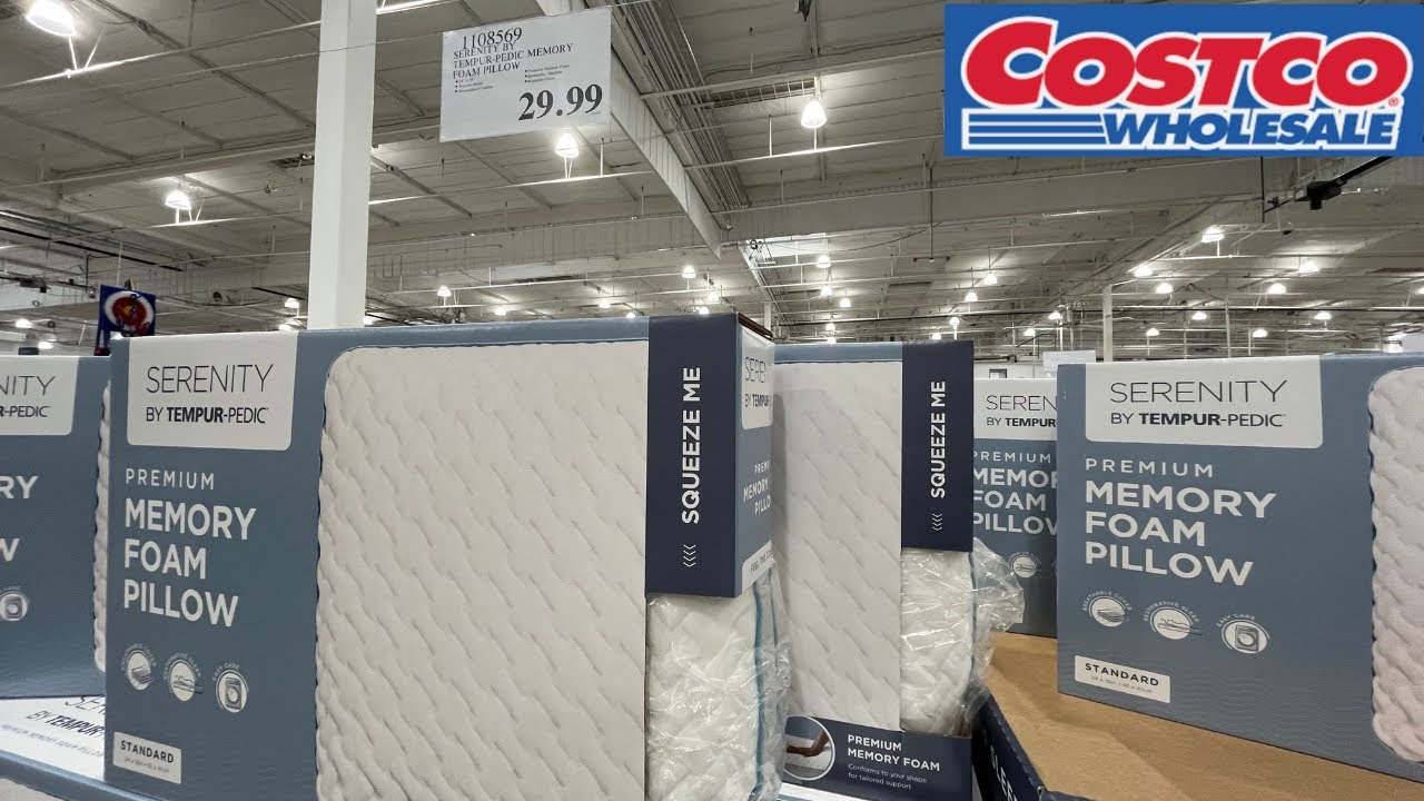 COSTCO MEMORY FOAM BED, PILLOW, BED SHEETS SHOP WITH ME - YouTube