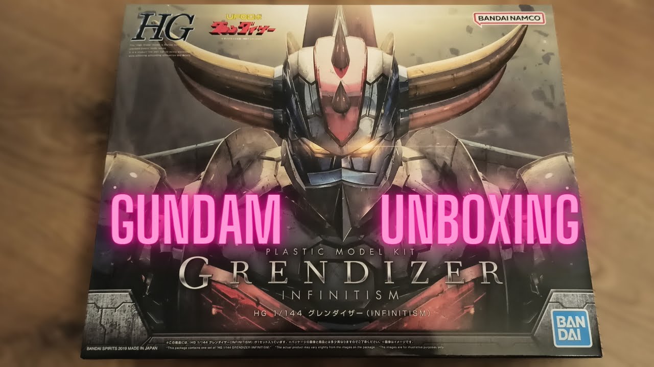 UNBOXING #gunpla - #grendizer 1/144 - oui c'est bien #goldorak ! - YouTube