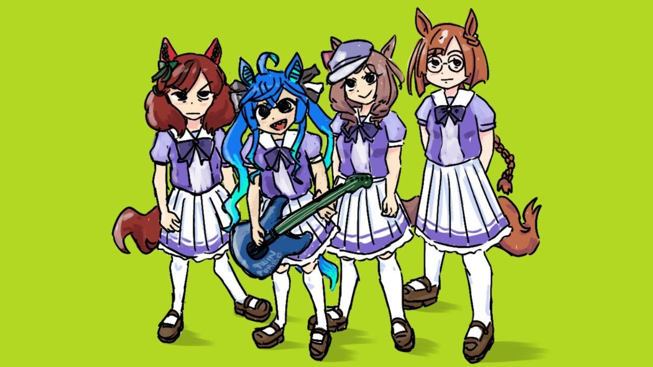 Timelapse drawing Team Canopus member from Uma Musume - YouTube
