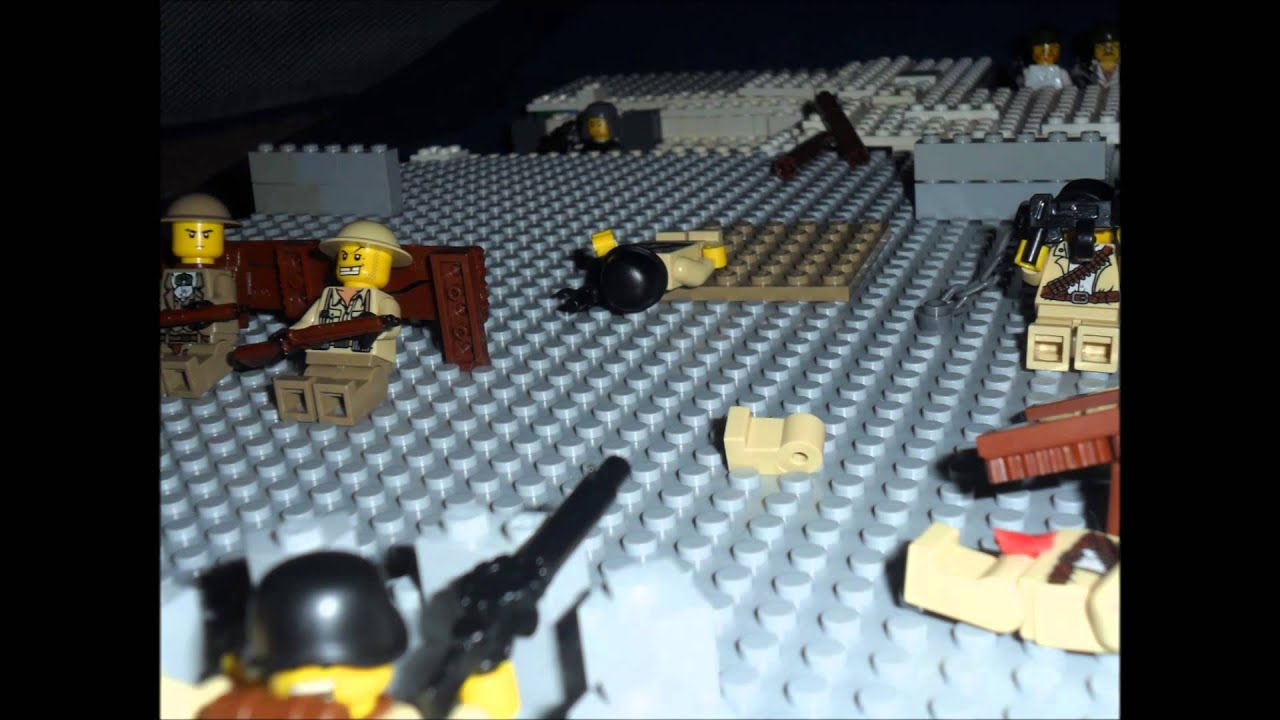 Lego WW2 Trench Battle - YouTube