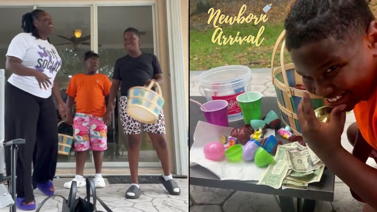 Moneybagg Yo Sons Hunt For Money Eggs In The Backyard! 💰 - YouTube