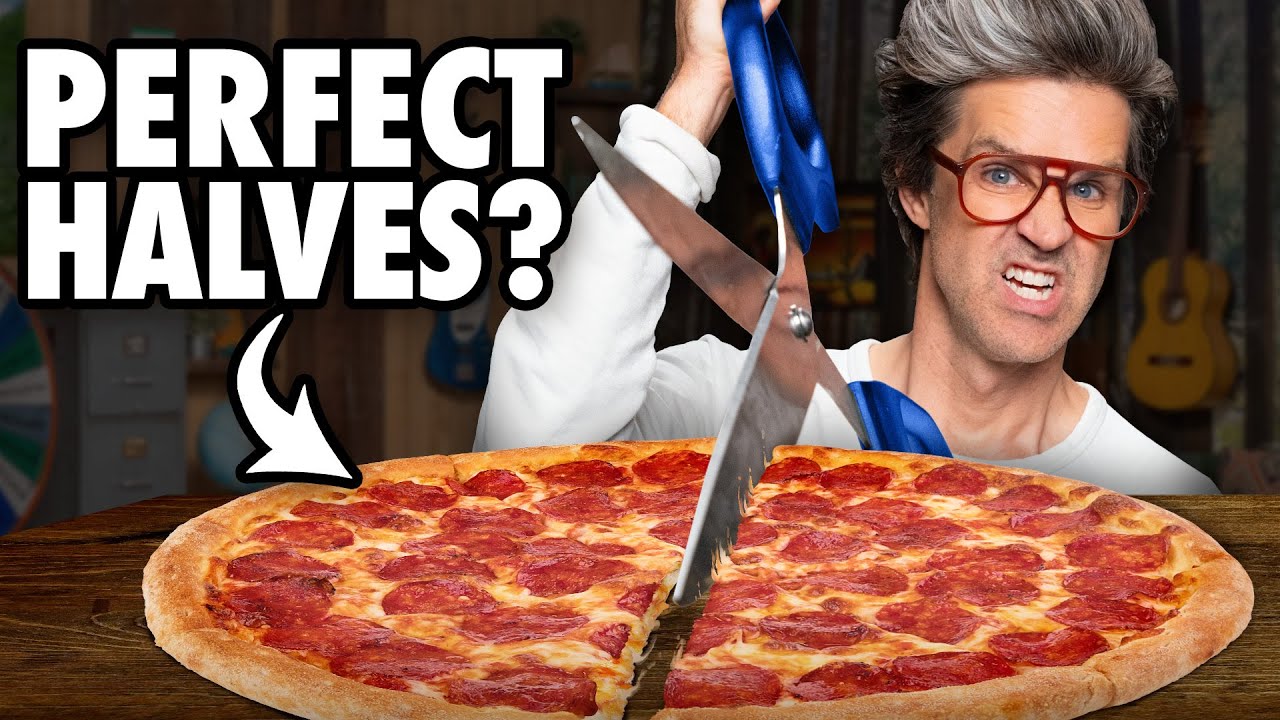 Trying To Cut Things Perfectly In Half - YouTube