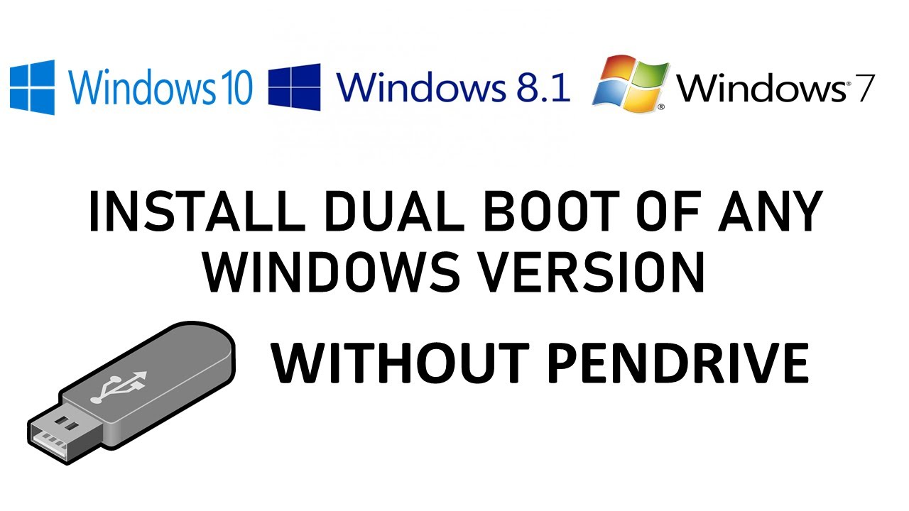 Install any windows dual boot without using pendrive in 6 minutes only ...
