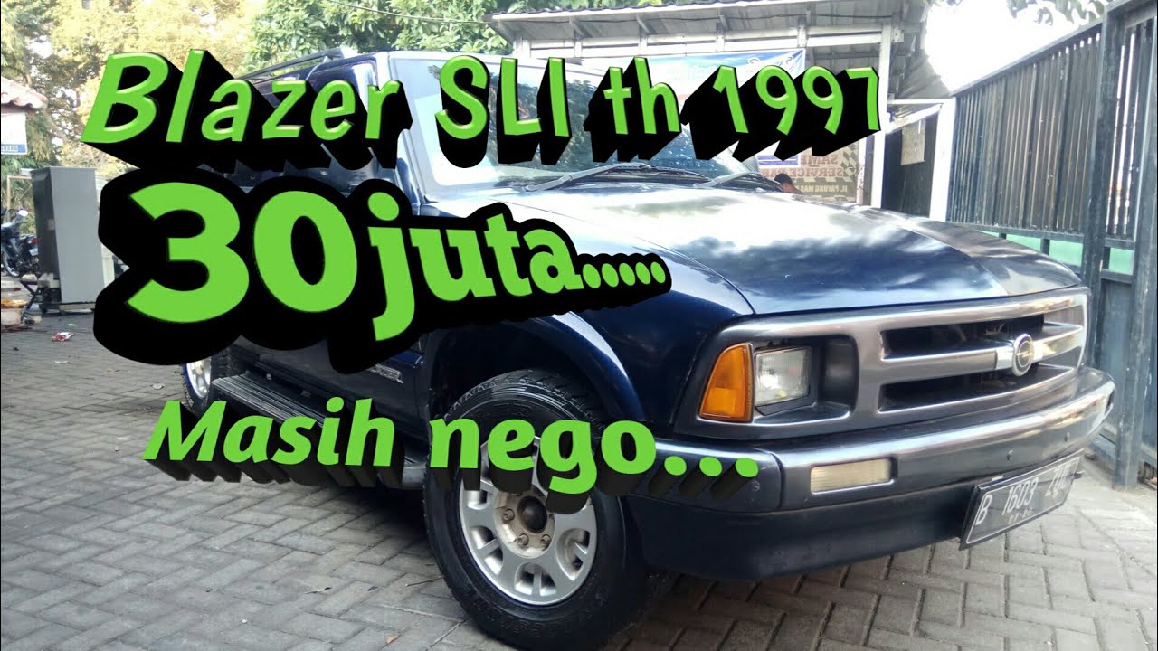 (TERJUAL)Opel blazer SLI th 1997 30juta - YouTube