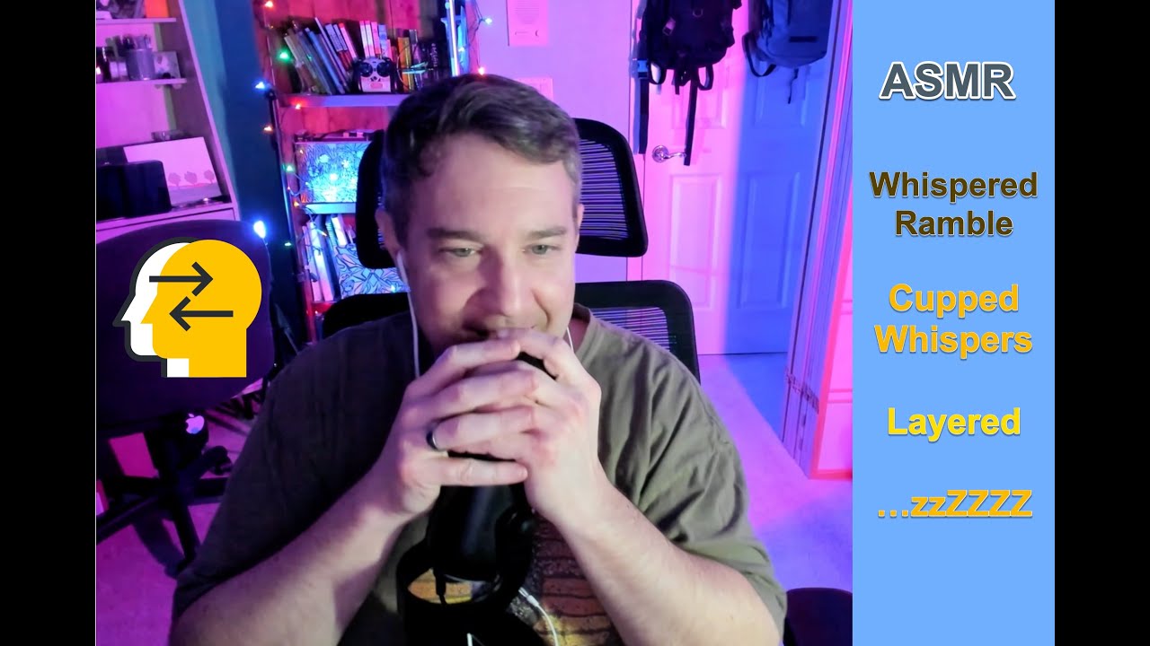 ASMR (277) - Whispered Ramble with Mouth Sounds and Cupped Whispers ...