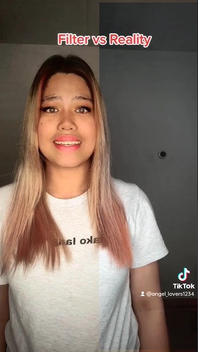 filter vs Reality trending in TikTok #shorts - YouTube