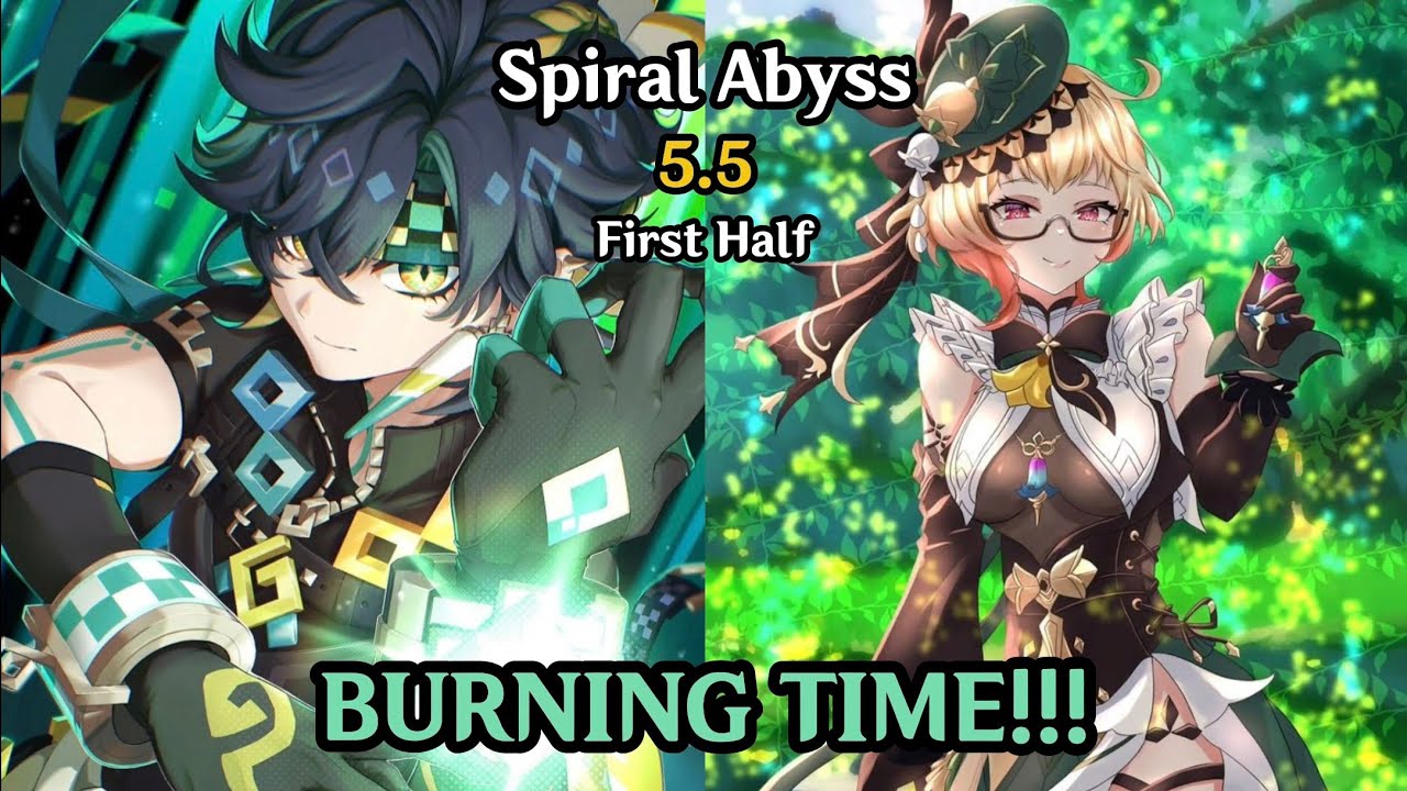 PREMIUM BURNING TEAM! C1 KINICH X EMILIE MAVUIKA DEHYA | SPIRAL ABYSS ...